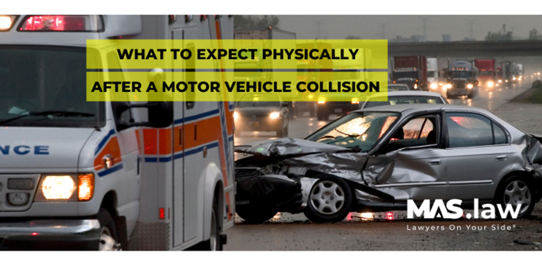 What To Expect Physically After a Motor Vehicle Collision